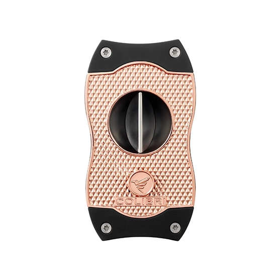 Colibri Diamond V Cut Cigar Cutter - Rose/Black » Havana House